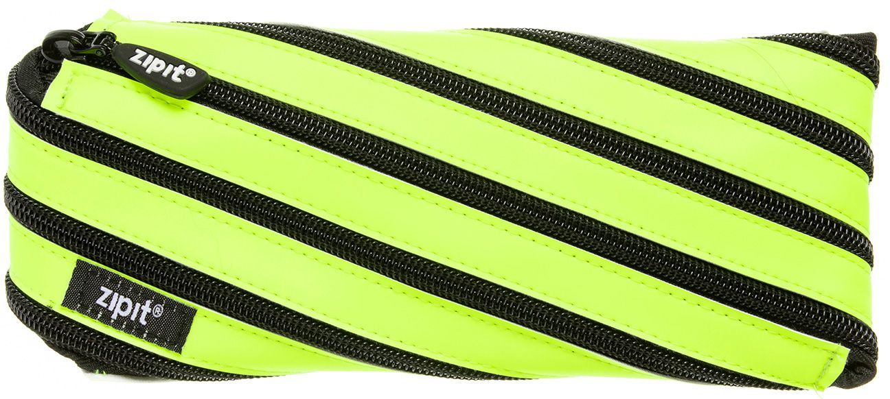 Ученически несесер Zipit Neon - Среден, жълт | Ozone.bg