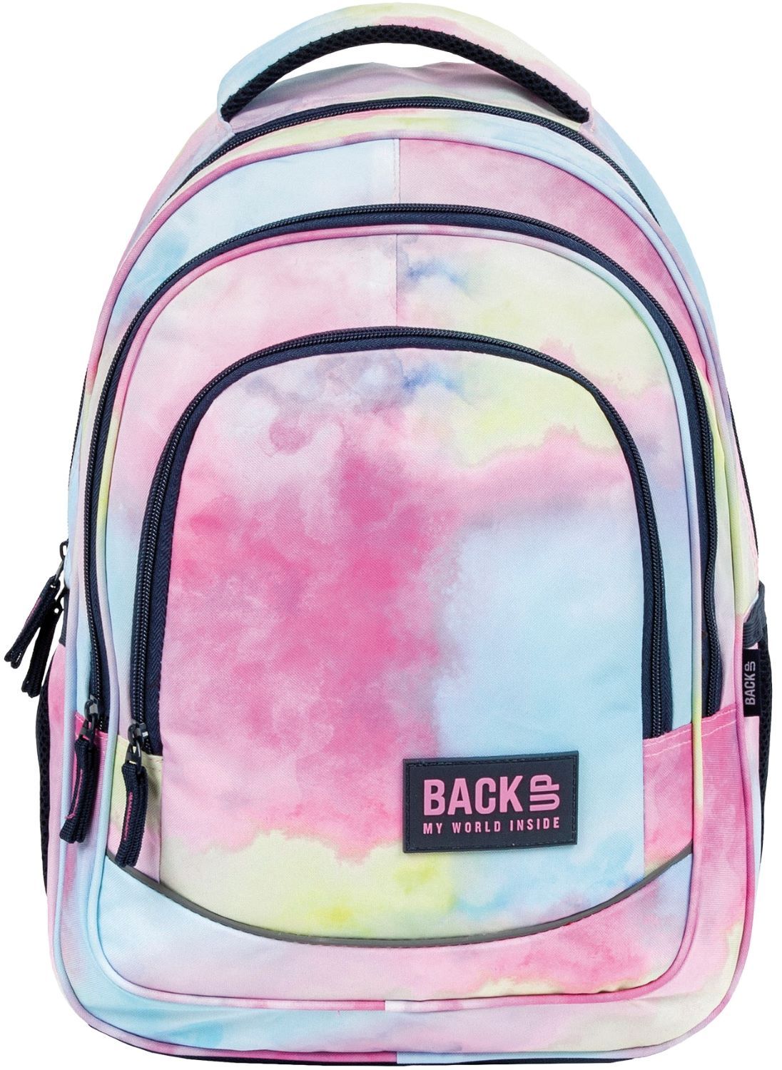 Ученическа раница Back Up 5 X - Cotton Candy, с 3 отделения | Ozone.bg