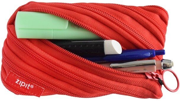 Ученически несесер Zipit - Junior, среден, червен | Ozone.bg