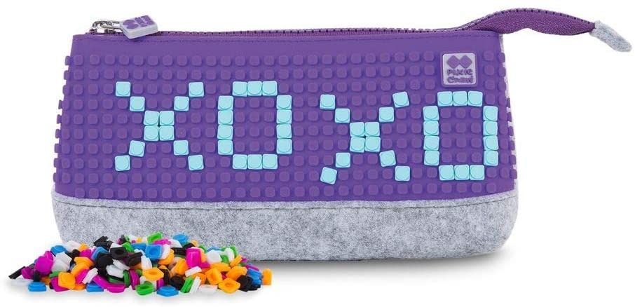 Ученически несесер Pixie Crew PXA01 - лилав/сив | Ozone.bg