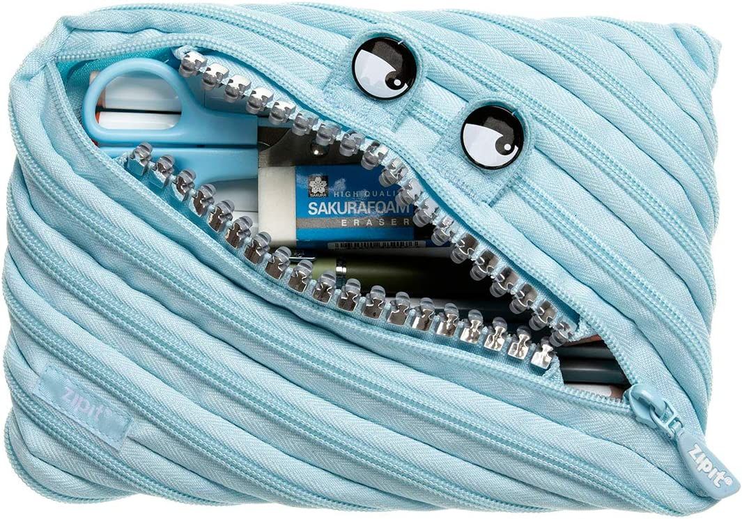 Ученически несесер Zipit - Grillz, голям, светлосин | Ozone.bg