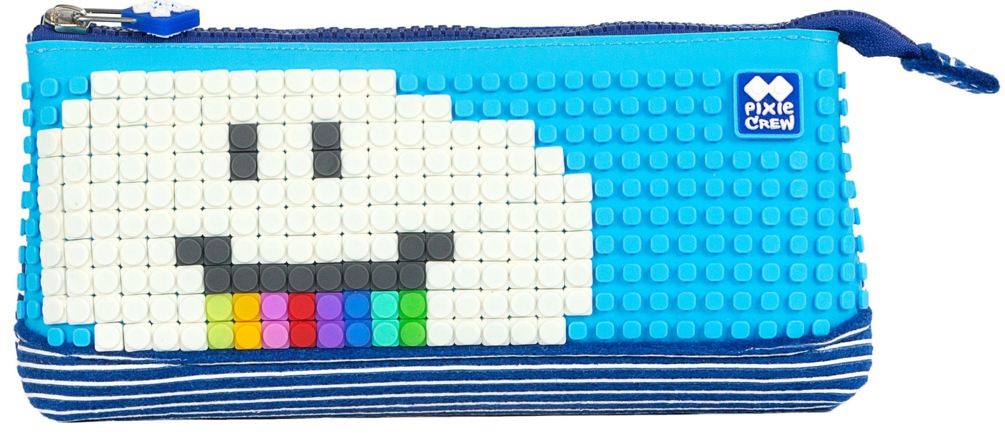 Ученически несесер Pixie Crew PXA02 - син/райета | Ozone.bg