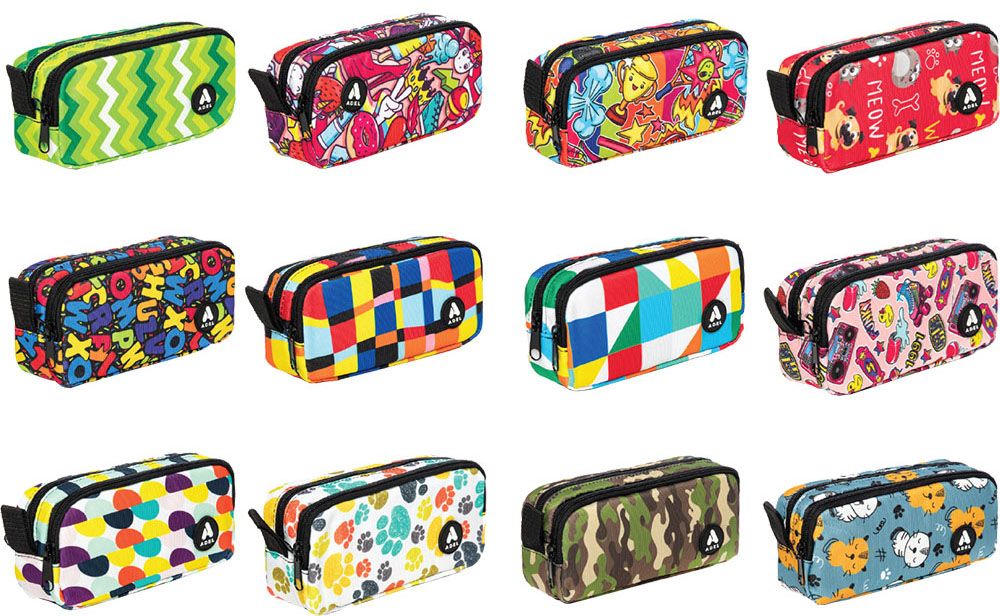 Ученически несесер Adel 23-1 Corner - С 2 ципа | Ozone.bg