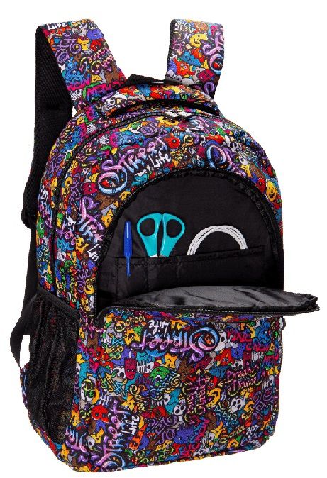 Ученическа раница Pixie Crew - Graffiti, 2 отделения | Ozone.bg