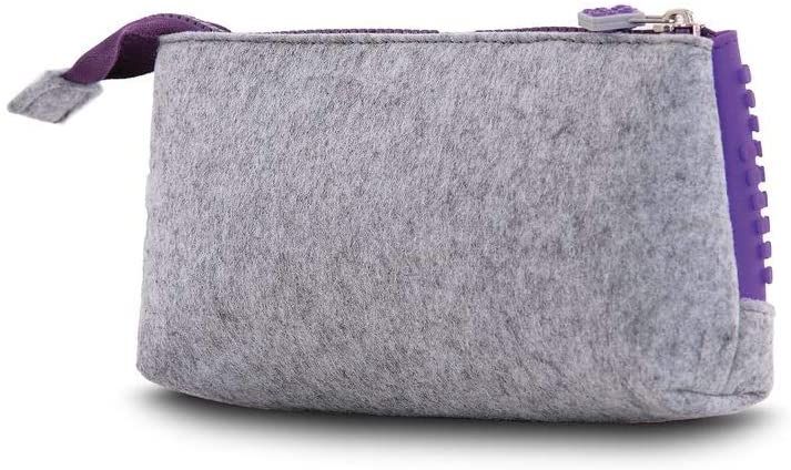 Ученически несесер Pixie Crew PXA01 - лилав/сив | Ozone.bg