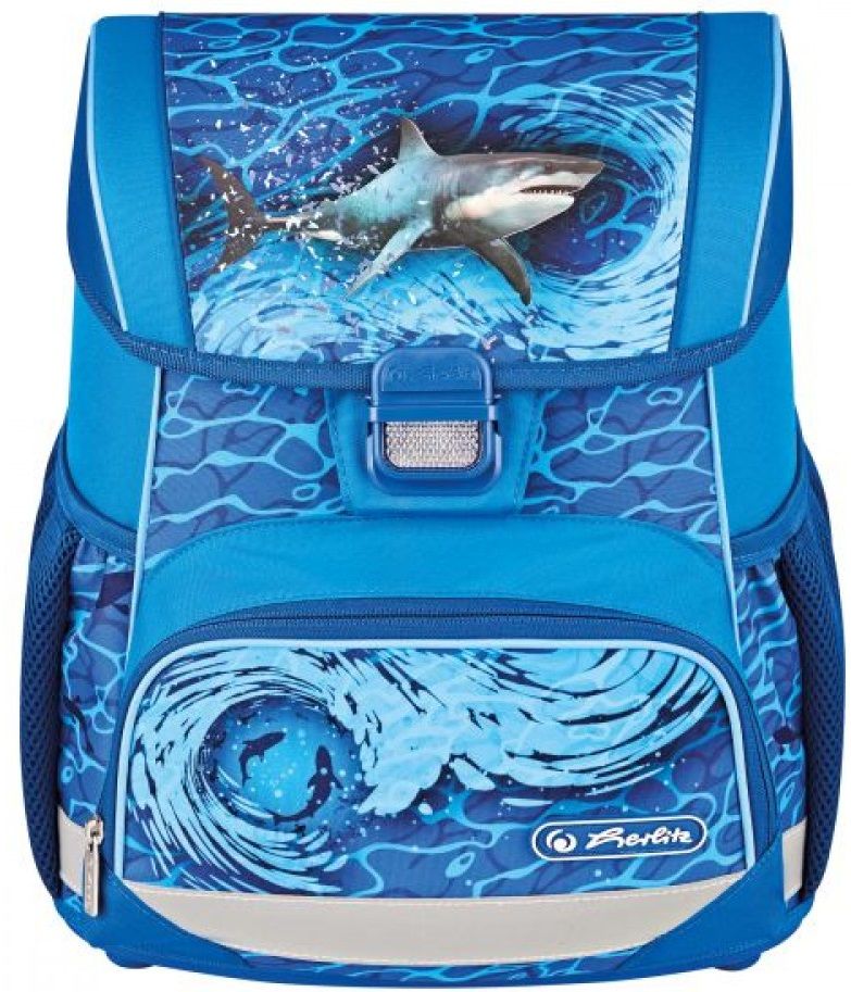 Ученическа анатомична раница Herlitz Loop - Blue Shark | Ozone.bg