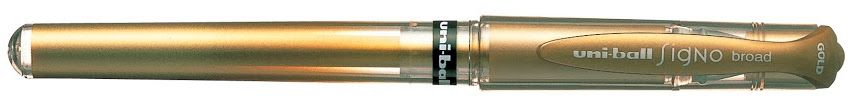 Гел ролер Uniball Signo Board – Златен, 1.0 mm | Ozone.bg