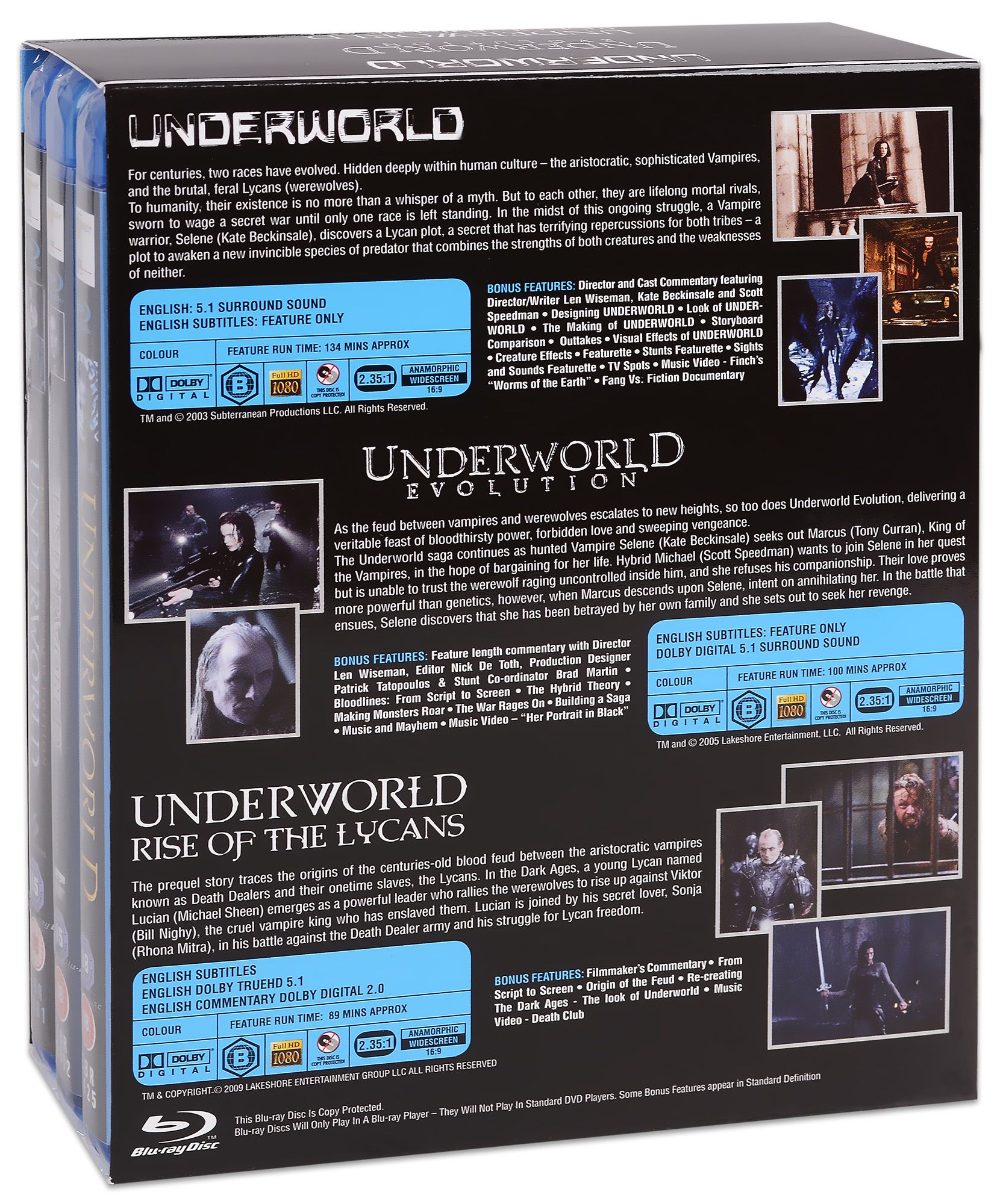 Underworld Collection 1-3 (Blu-Ray) | 2009 | Добра цена | Ozone.bg