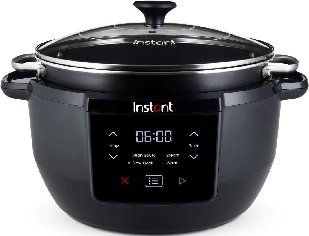 Уред за бавно готвене Instant - Slow Cooker, 800W, 7.1 l, черен | Ozone.bg