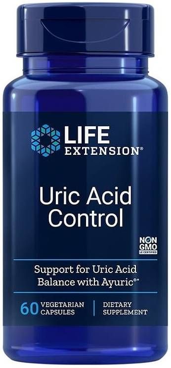 Uric Acid Control, 60 веге капсули, Life Extension | Ozone.bg