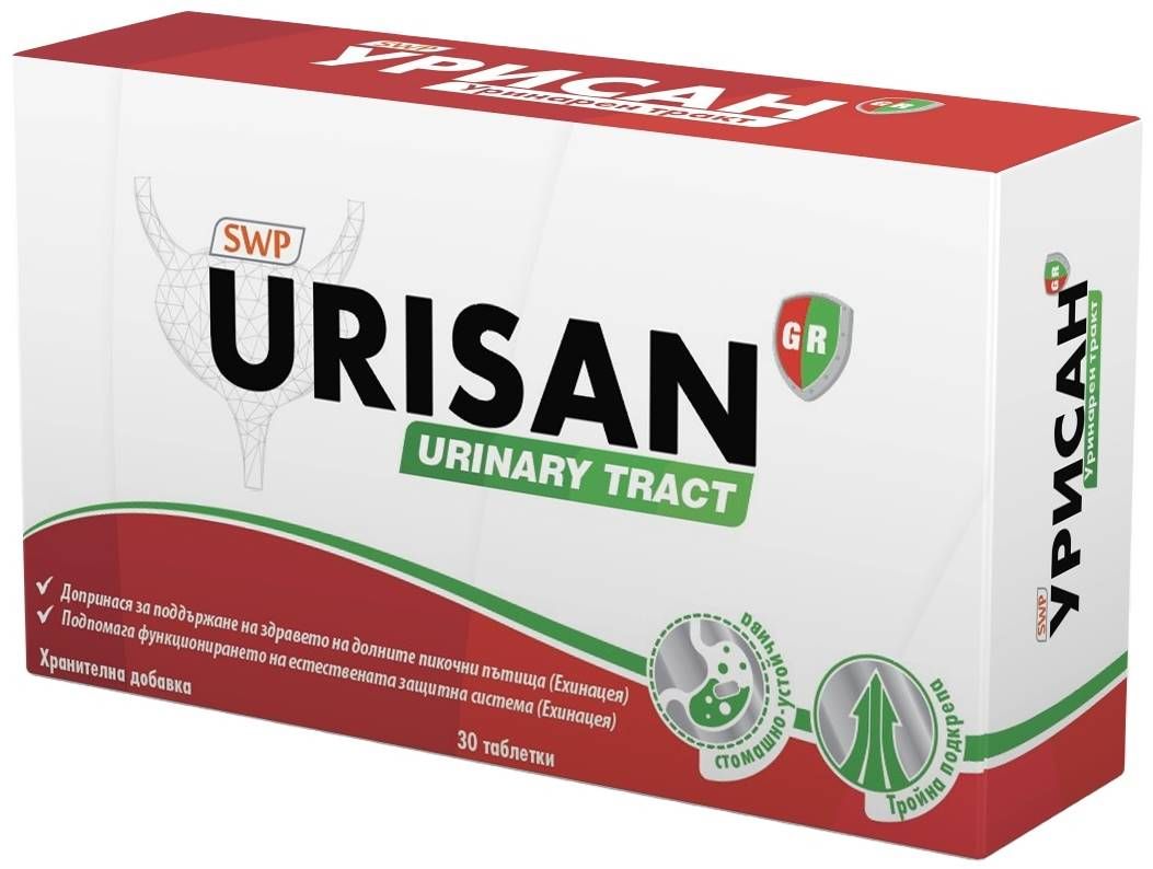 Urisan Urinary Tract, 30 таблетки, Sun Wave Pharma | Ozone.bg