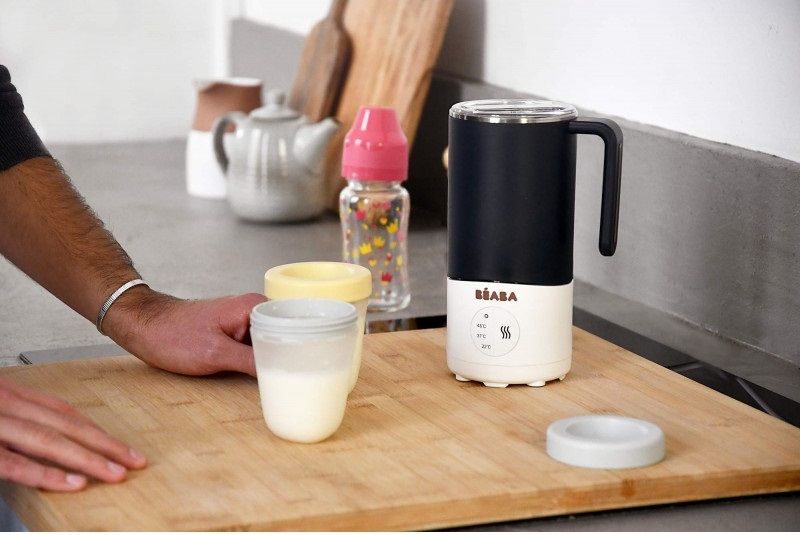 Уред за приготвяне на адаптирано мляко Beaba - Milk`Prep, Night Blue ...