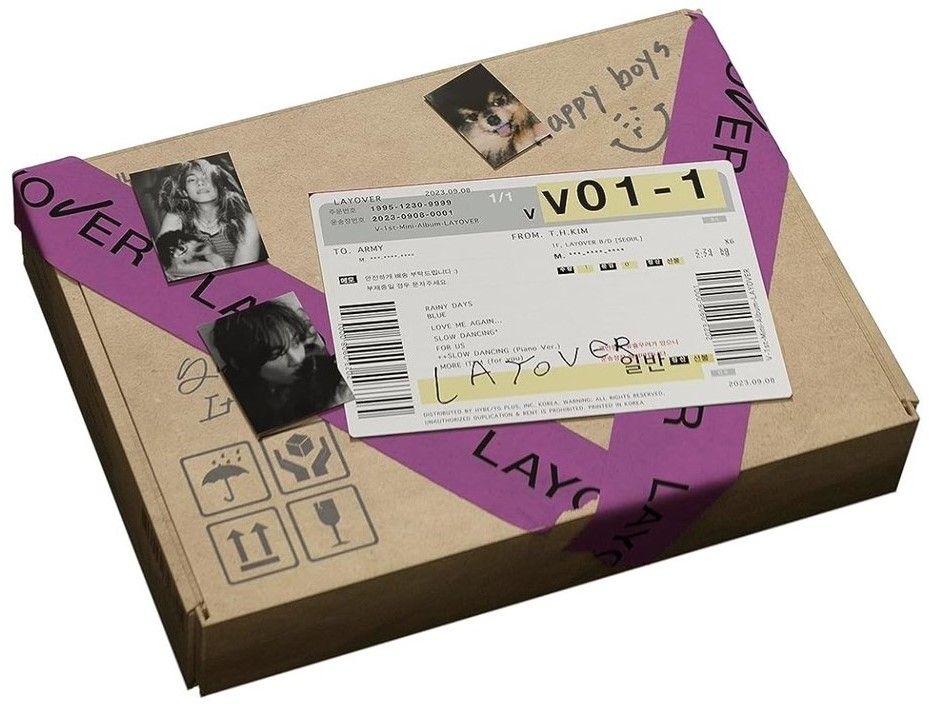 V (BTS) - Layover, Purple Edition (CD Box) Отлична цена | Ozone.bg