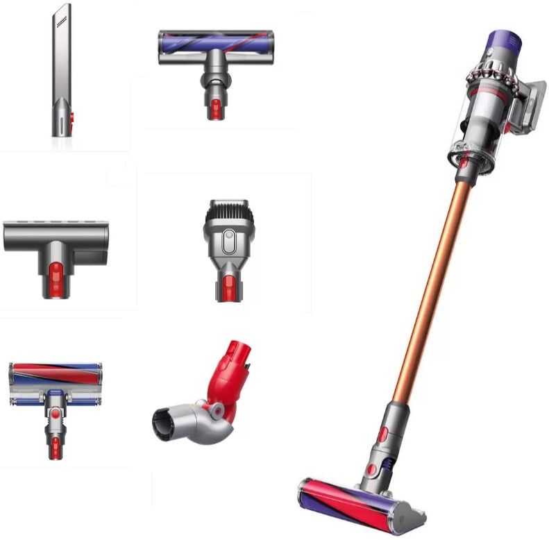 Вертикална прахосмукачка Dyson - V10 Absolute SV27, HEPA, сребриста | Ozone.bg