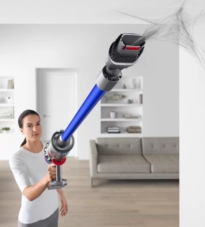Вертикална прахосмукачка Dyson - V11 SV28, синя | Ozone.bg