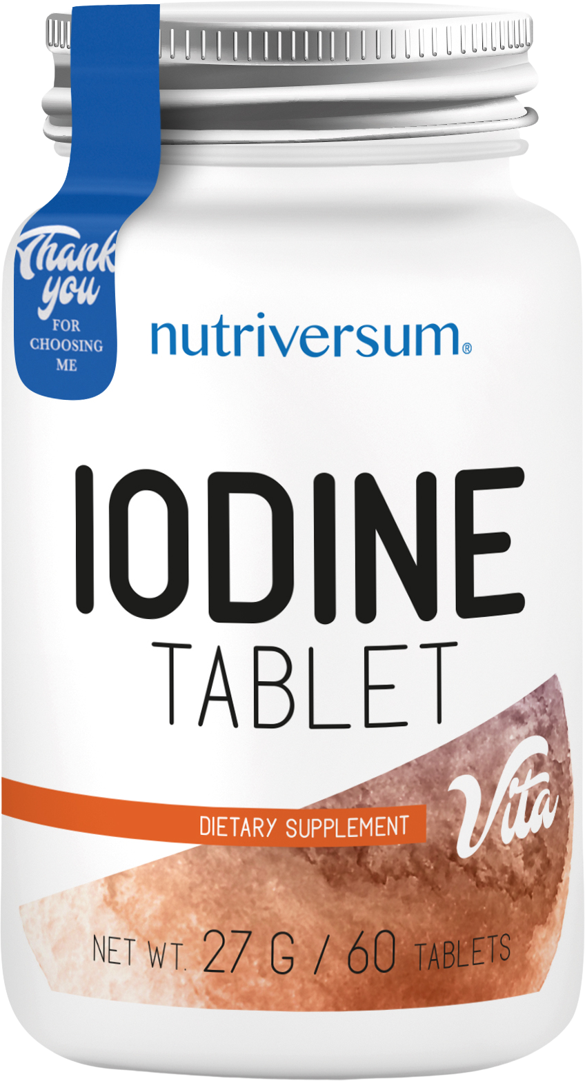 Vita Iodine, 100 mcg, 60 таблетки, Nutriversum | Ozone.bg