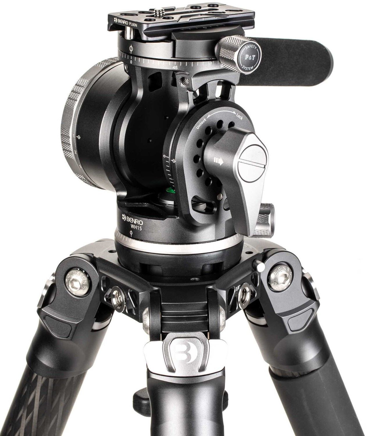 Видео глава Benro - WH15 Long Lens Head, 15kg, черна | Ozone.bg