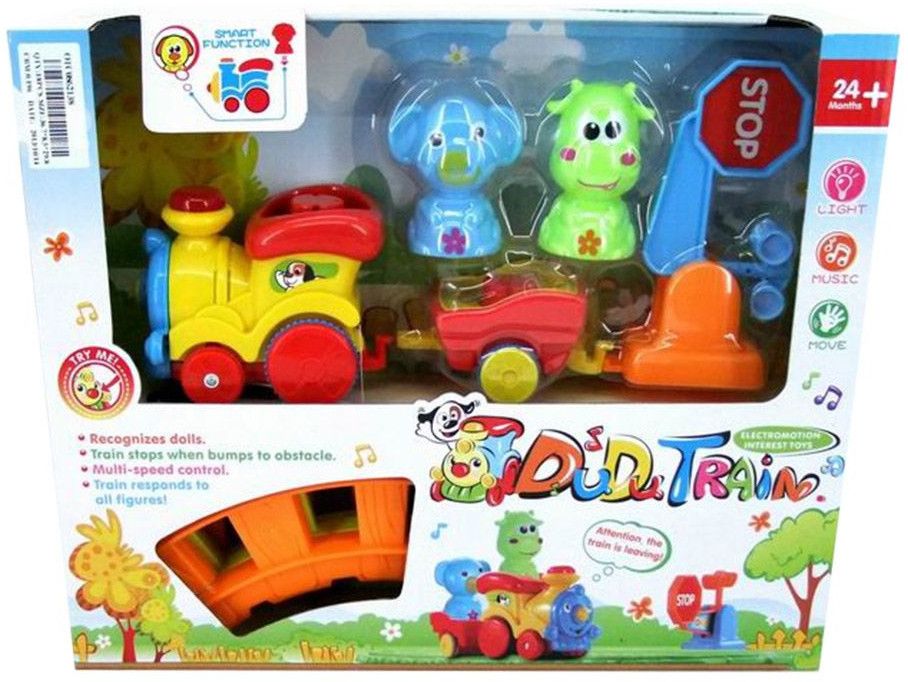 Детско влакче Ocie - DuDu Train, със светлини и звуци | Отлична цена ...