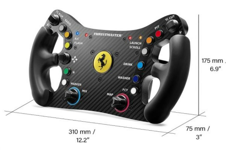Волан Thrustmaster - Ferrari 488 GT3 Wheel Add-On, черен | Ozone.bg