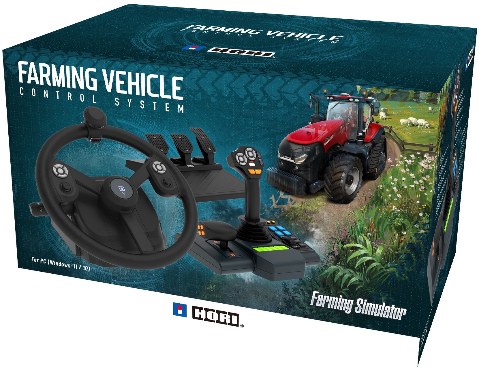 Волан със скоростен лост и педали Hori - Farming Control System (PC ...
