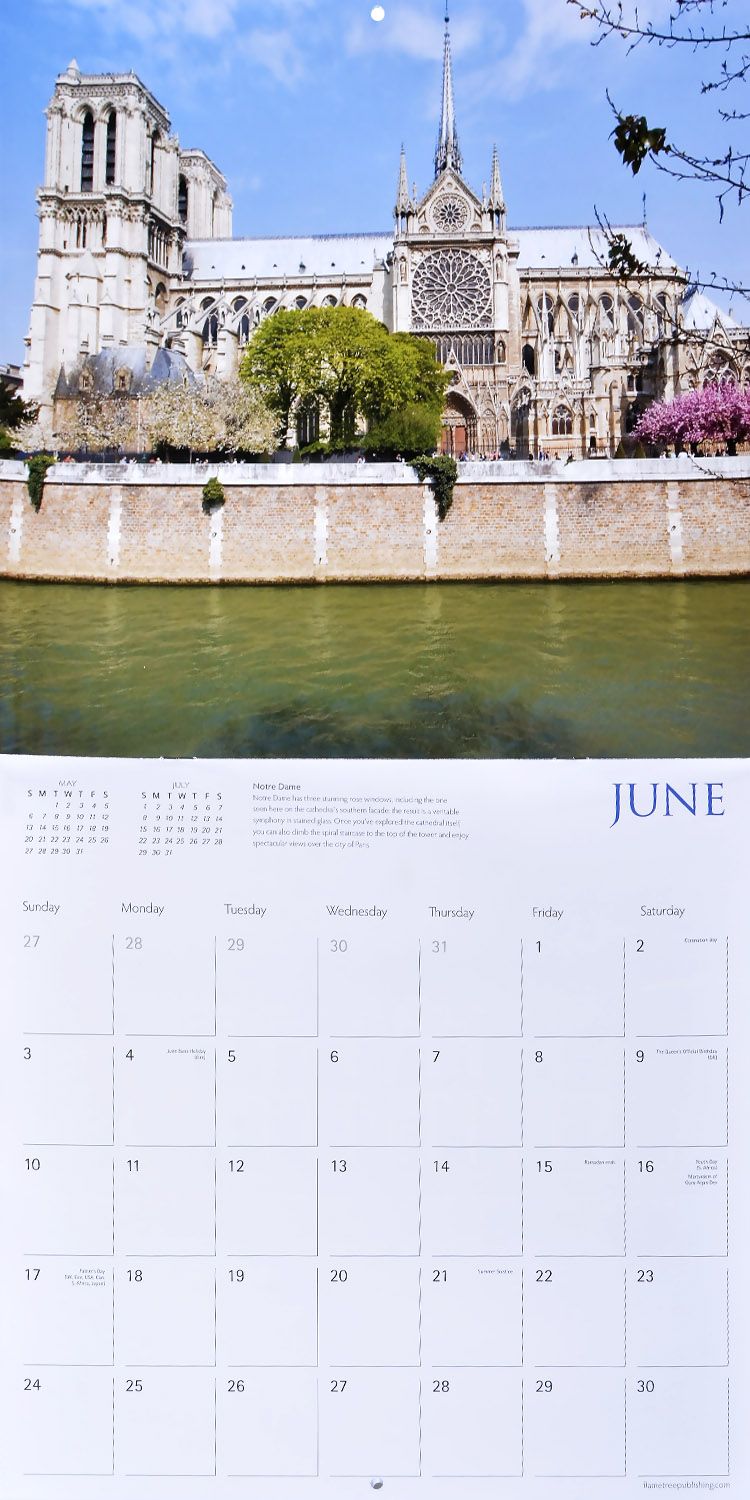 Wall Calendar 2018: The Beauty of Paris | Ozone.bg