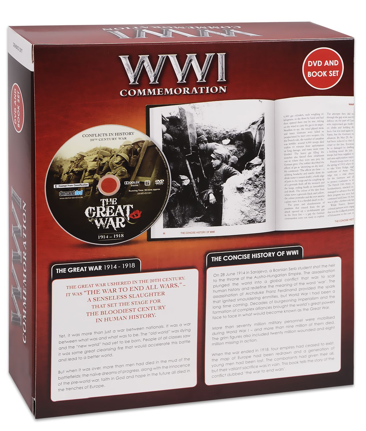 WW1 Commemoration (DVD+Book Set) | 2013 | Добра цена | Ozone.bg