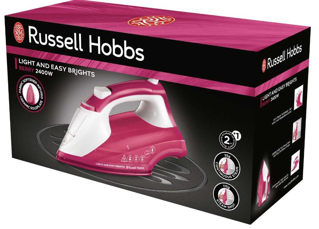 Ютия Russell Hobbs - Light & Easy Brights,26480-56, 2400W, 35g/min ...
