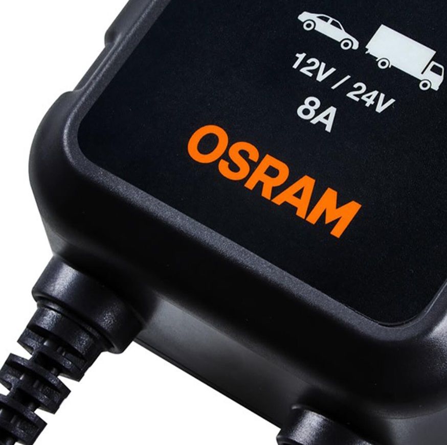 Зарядно за акумулатор Osram - BATTERYcharge, OEBCS908, 12/24V, 4/8A ...