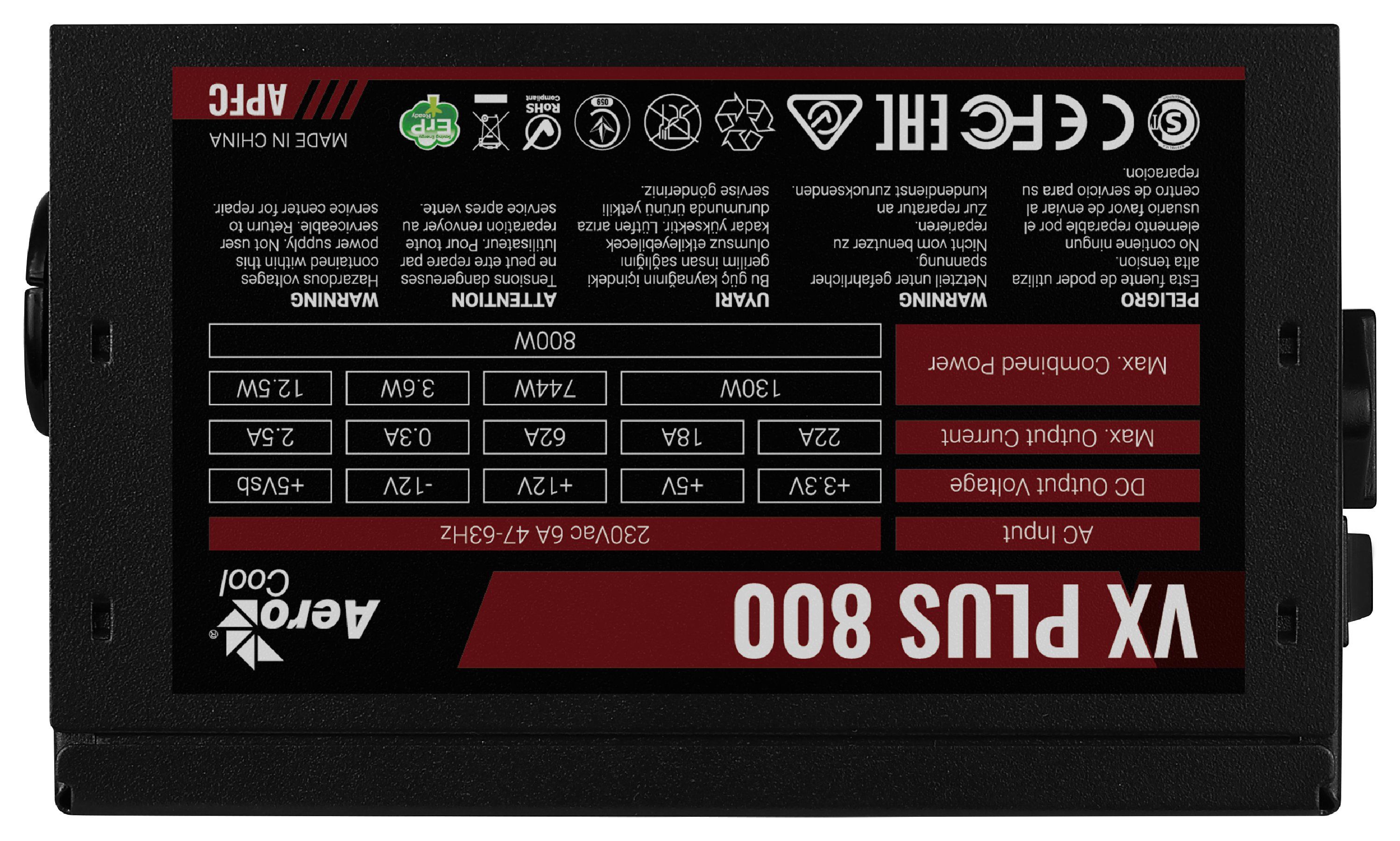 Захранване AeroCool - VX PLUS, 800W | Ozone.bg