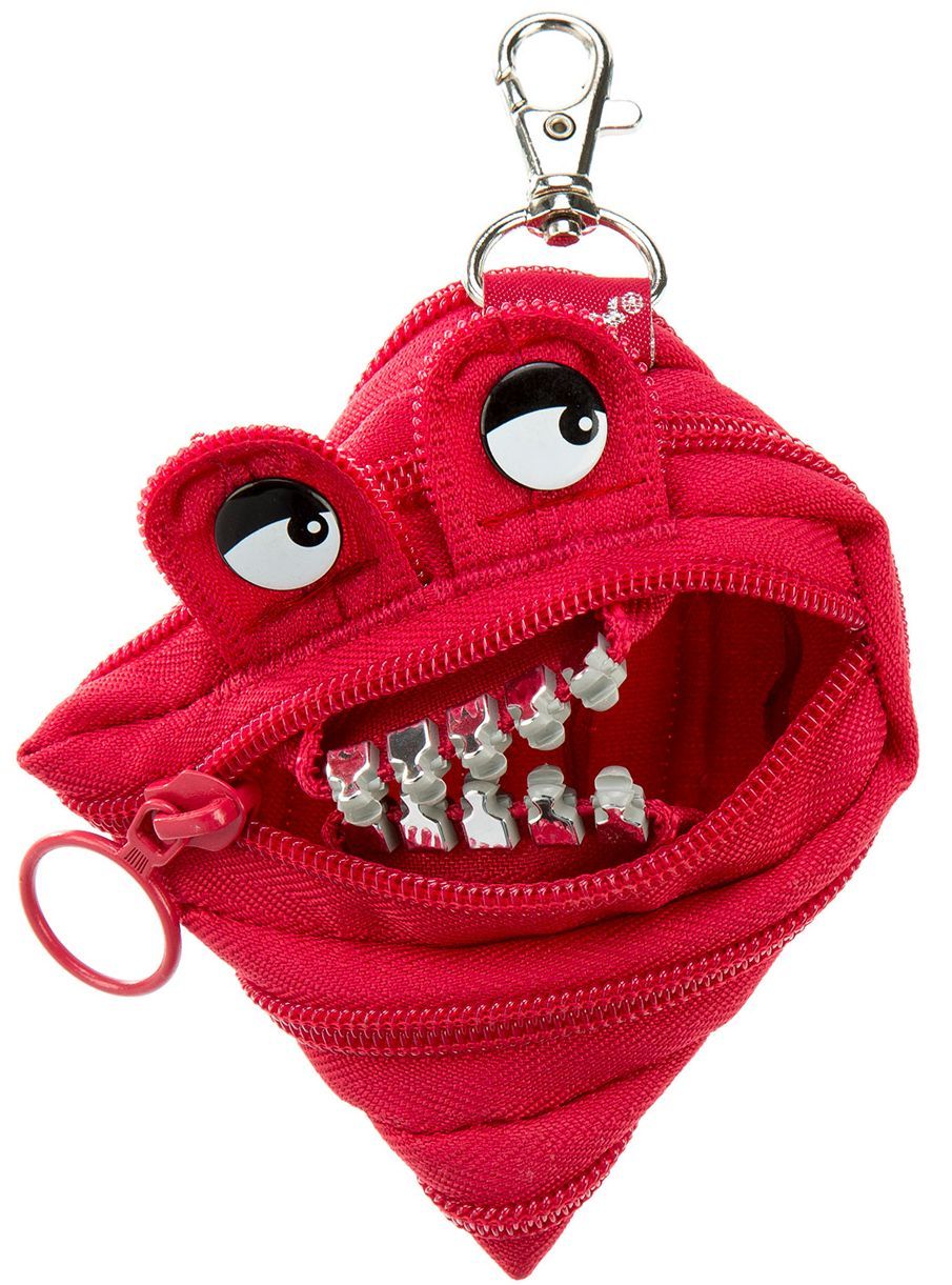 Ученически несесер Zipit Grillz - Малък, червен | Ozone.bg