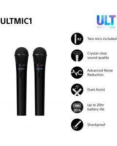 Комплект безжични микрофони Sony - UO ULT MIC 1, черен | Ozone.bg