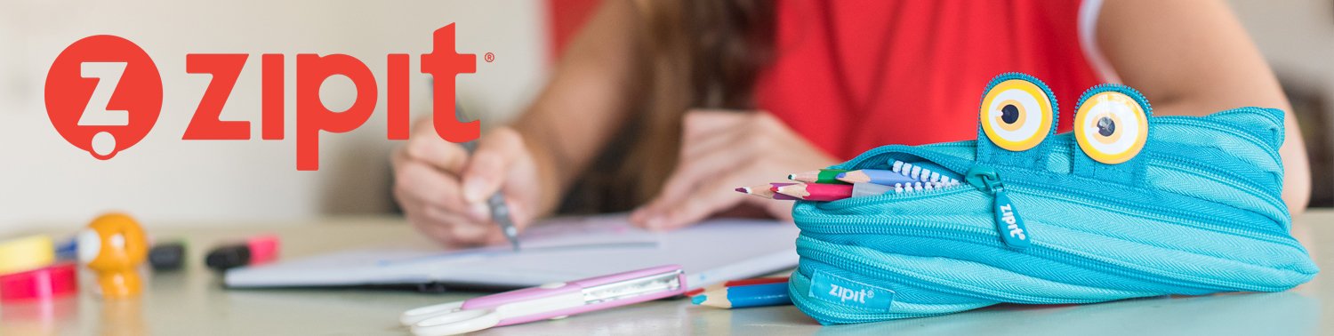 Несесер Zipit Wildlings - Среден, син | Ozone.bg