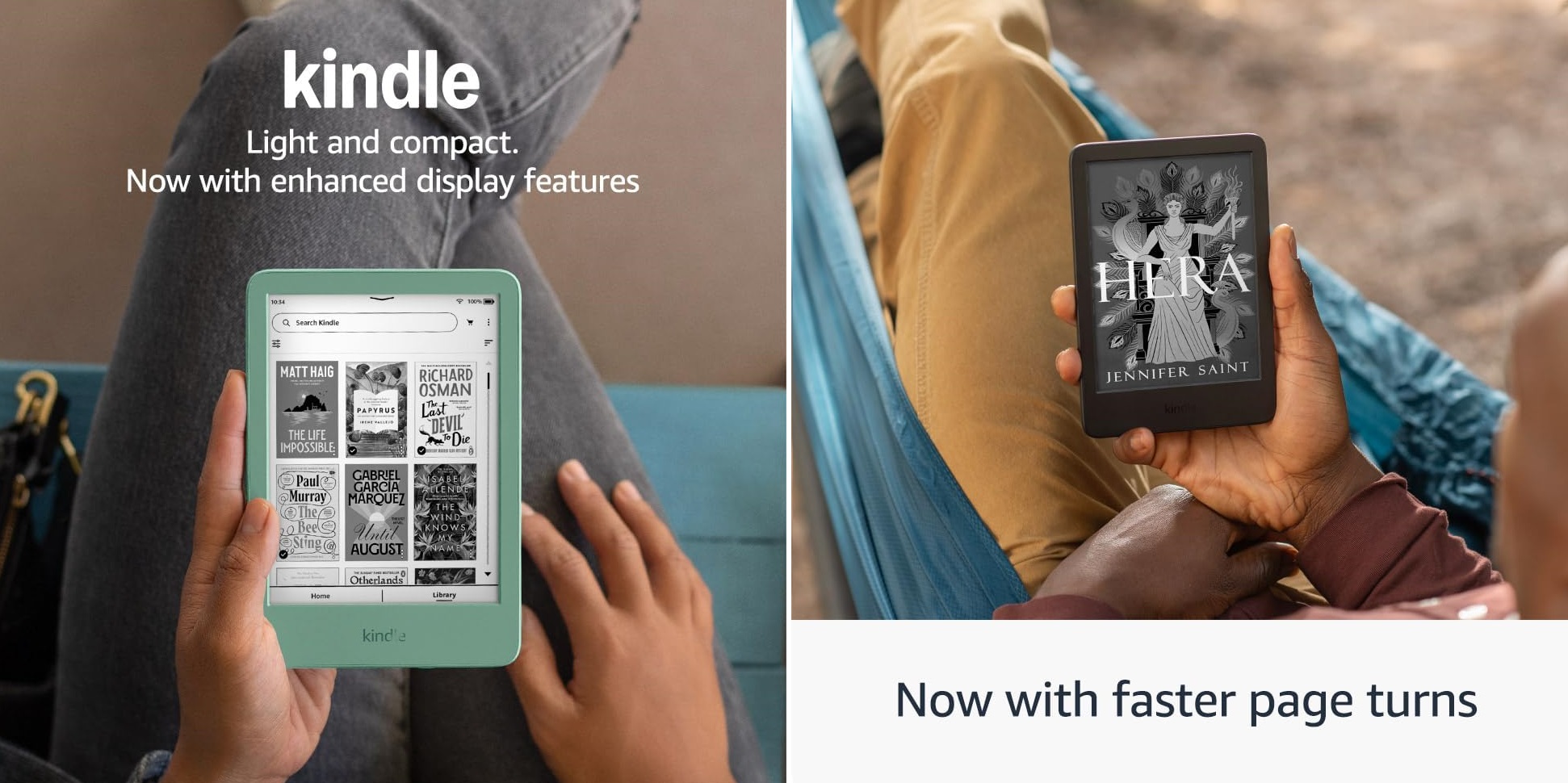 Електронен четец Kindle - 2024, 6'', 16GB, Matcha Green | Ozone.bg