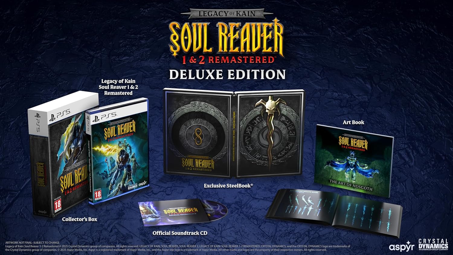 Legacy of Kain - Soul Reaver 1&2 Remastered - Deluxe Edition (PS5) | Ozone.bg