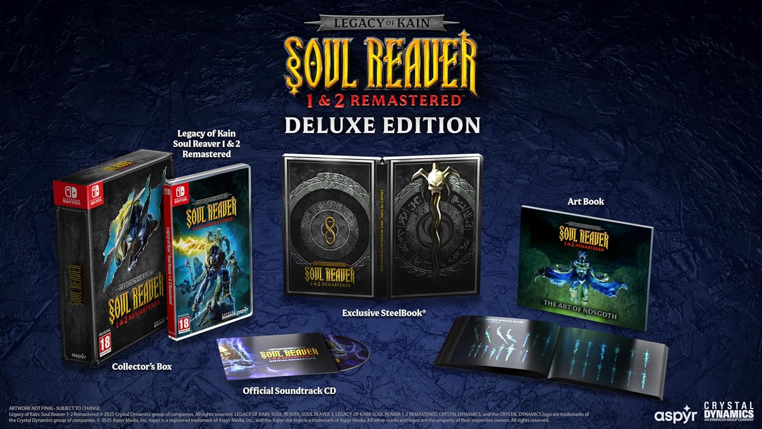 Legacy of Kain - Soul Reaver 1&2 Remastered - Deluxe Edition (Nintendo ...