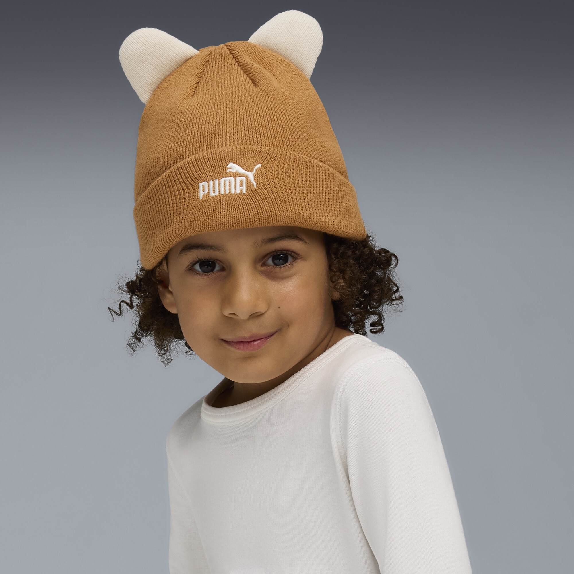 Детска зимна шапка Puma - Animal Mid Crown, кафява | Ozone.bg