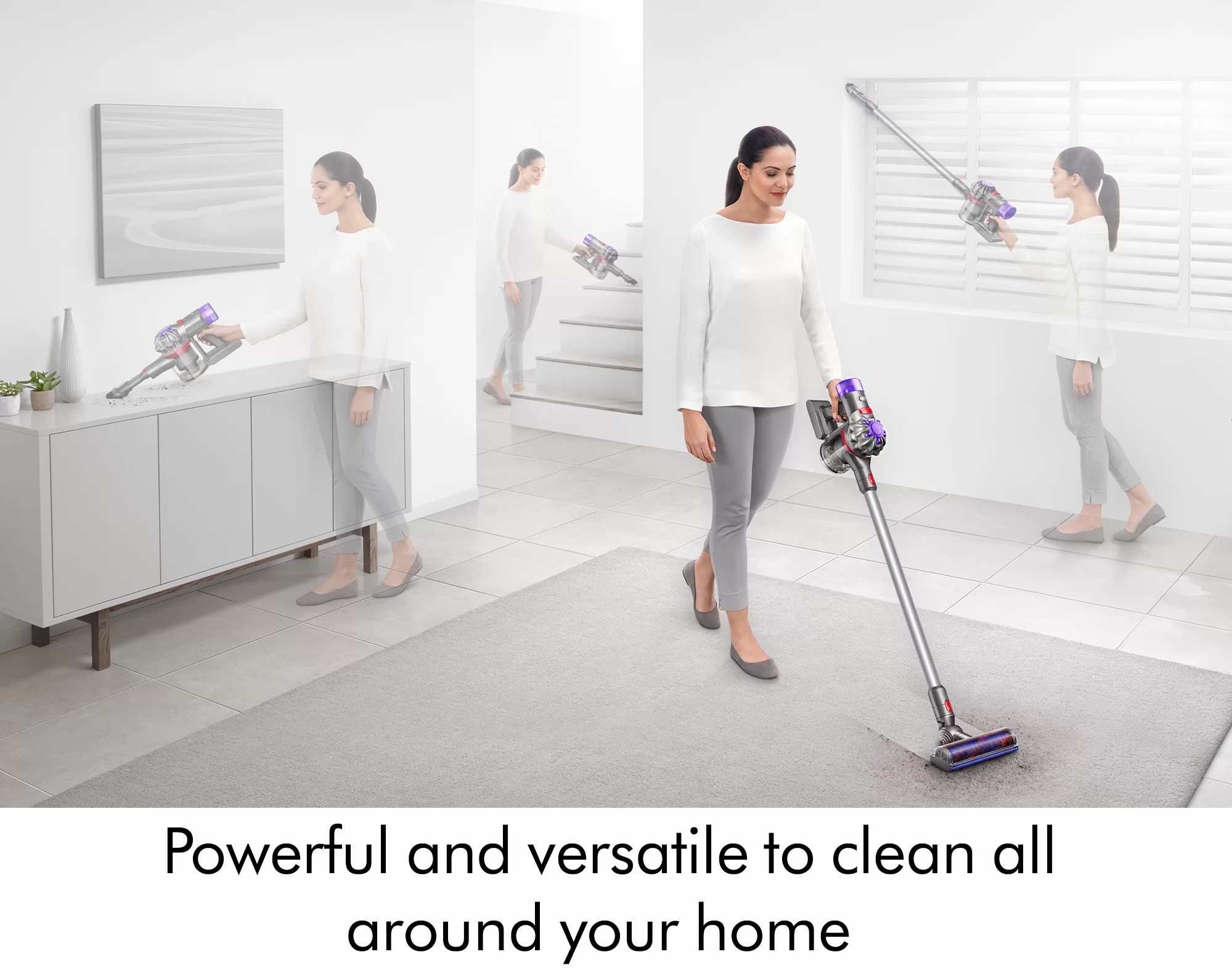 Вертикална прахосмукачка Dyson - V8 Advance SV25, Silver/Nickel | Ozone.bg