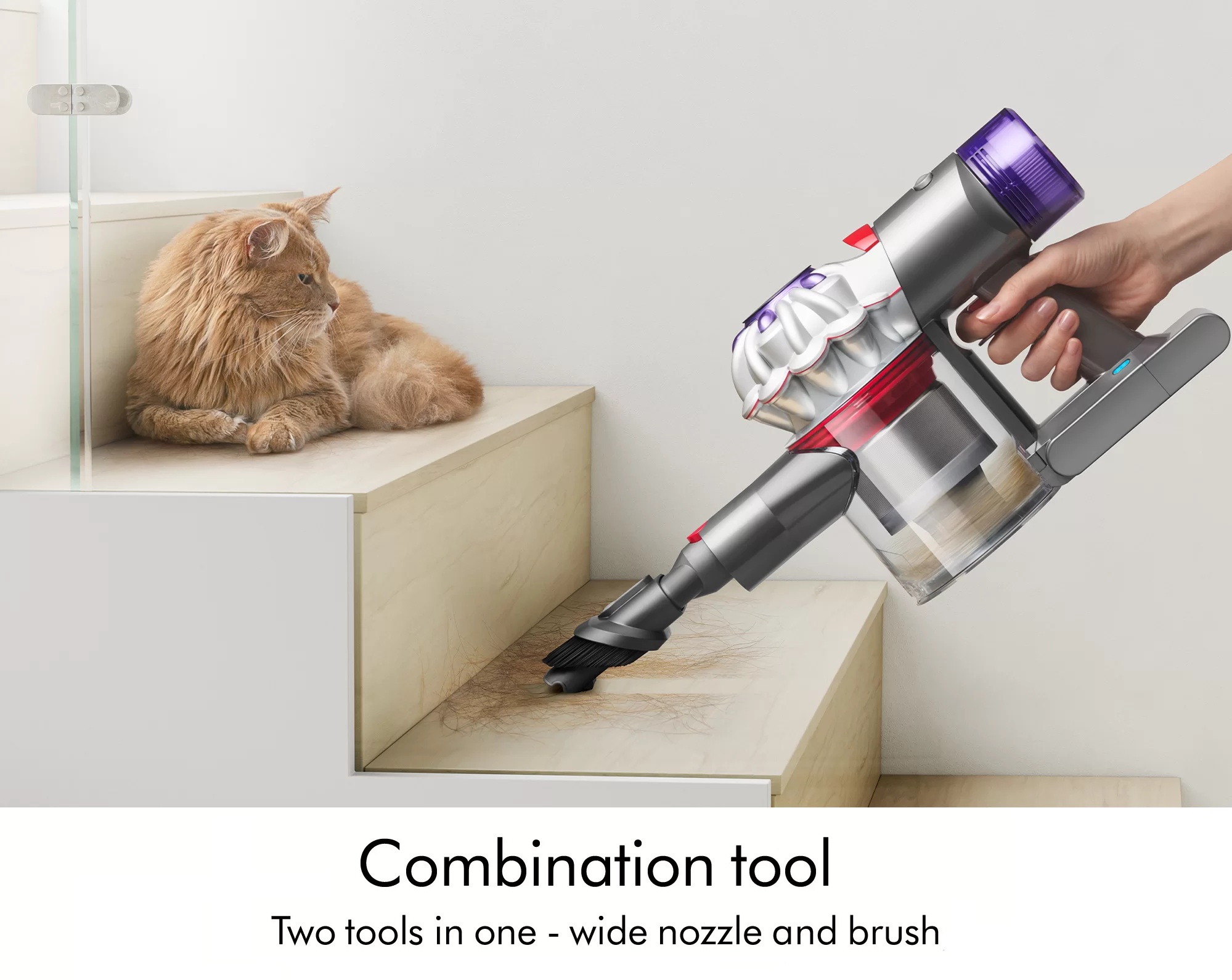 Вертикална прахосмукачка Dyson - V8 Advance SV25, Silver/Nickel | Ozone.bg