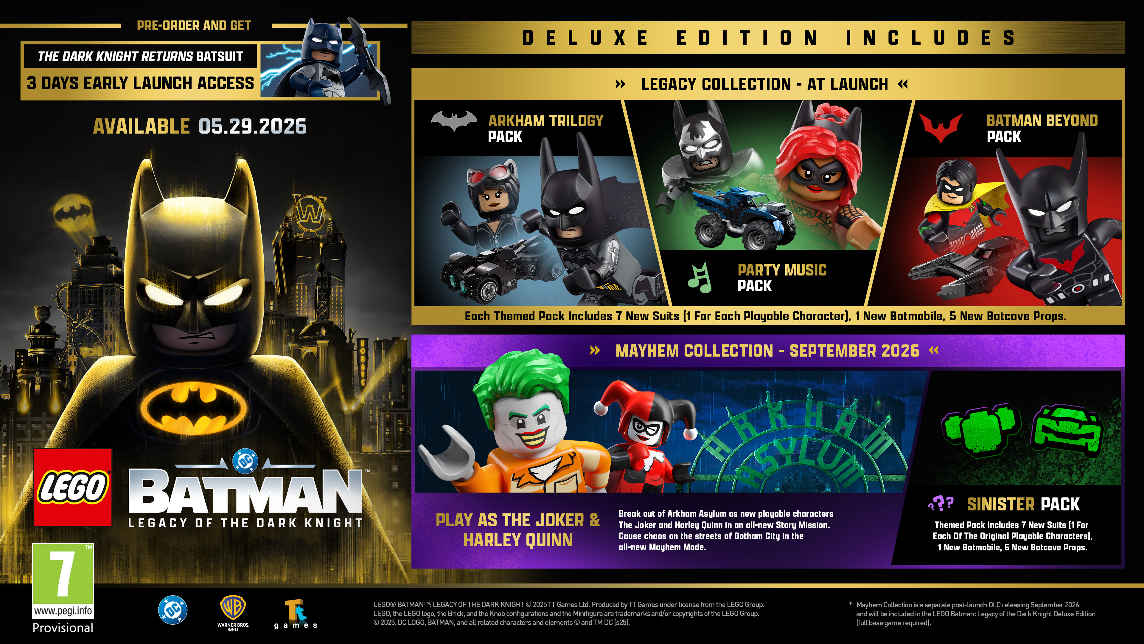 Lego Batman: Legacy of the Dark Knight - Deluxe Edition (Nintendo ...