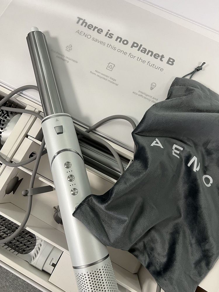 Маша за коса AENO - AHS0001, бяла | Ozone.bg